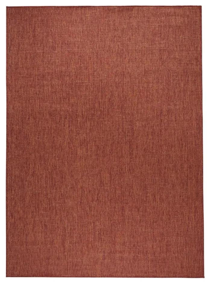 Cihlově červený venkovní koberec NORTHRUGS Miami, 160 x 230 cm