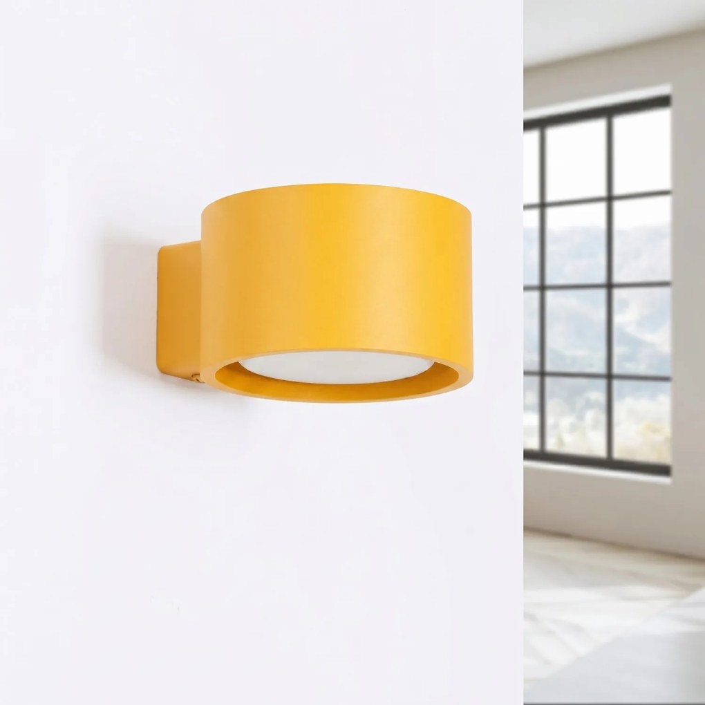 Sollux Lighting Nástěnné svítidlo MODO 1 žluté GX53