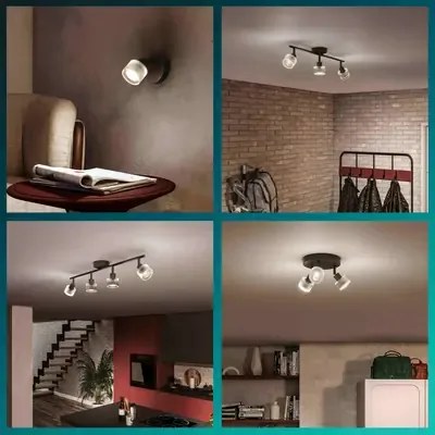 Horen 3x5W černá / LED bodové svítidlo