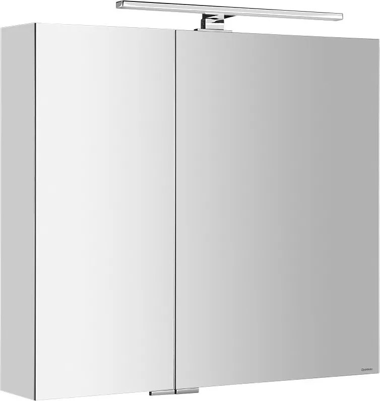 Sapho Sapho, MIRRÓ galerka s LED osvětlením, 80x70x16cm, bílá, MC080-0030