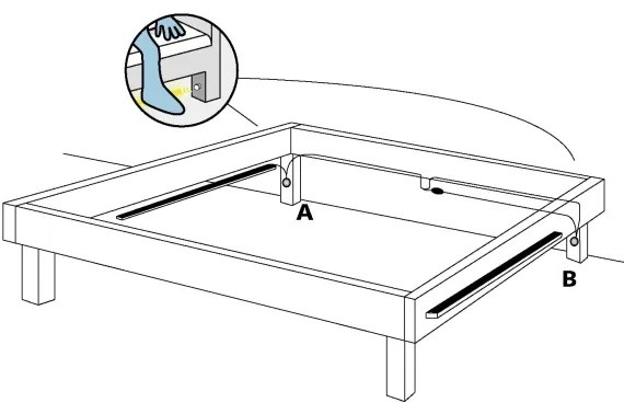 Eglo 97029 - SADA 2x LED Pásek se senzorem pohybu PIDIO 2xLED/36x0,1W/230V 2,4m