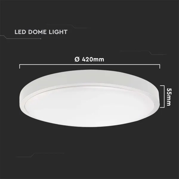 LED Koupelnové stropní svítidlo LED/30W/230V 3000K IP44 pr. 42 cm bílá