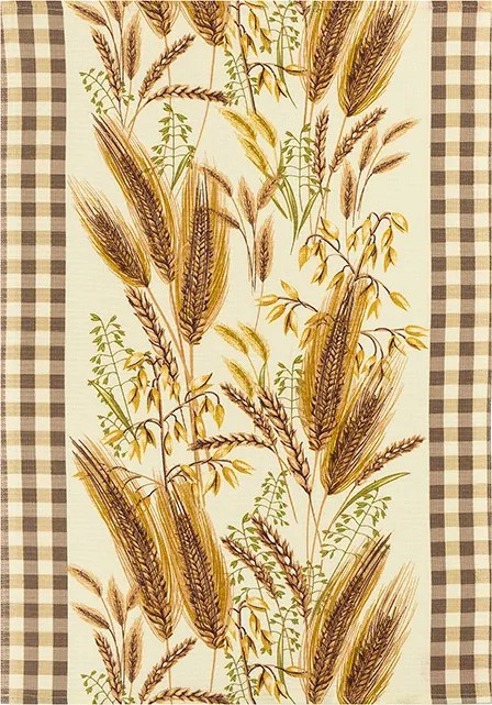 Bellatex Kuchyňská utěrka 1 ks Hnědá,Béžová 50x70 cm