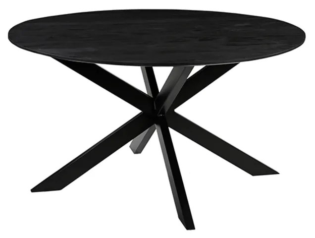 LABEL51 Jídelní stůl OTIS černý ⌀130 cm
