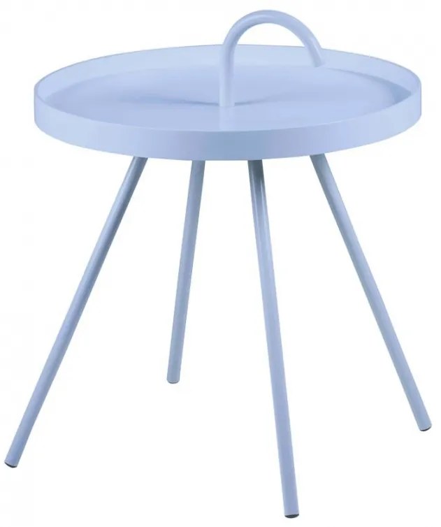 Odkládací stolek Mikky 51 cm, světle modrá