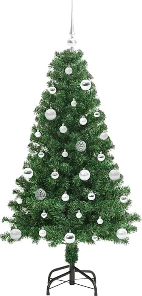 Umělý vánoční stromeček Zelená 150 cm PVC, ocel a plast 3396905