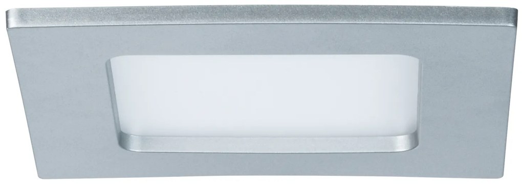 Paulmann 92079 Quality Line Panel IP44, 6W LED, 2700K, matný chrom, 11,5x11,5cm