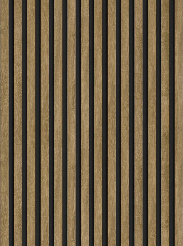 Mexen Lam-F, akustické stěnové lamely 275 × 31,5 cm, filc 6 mm, dub klasický, S105-275317-2812-072