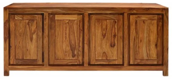 Indický nábytek - Komoda Gani 200x90x45 z indického masivu palisandr Světle medová