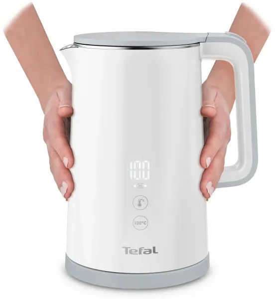 Tefal - Rychlovarná konvice SENSE 1,5 l 1800W/230V bílá