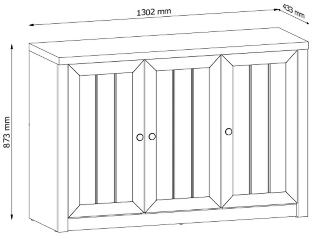 Komoda K3D Prowansja