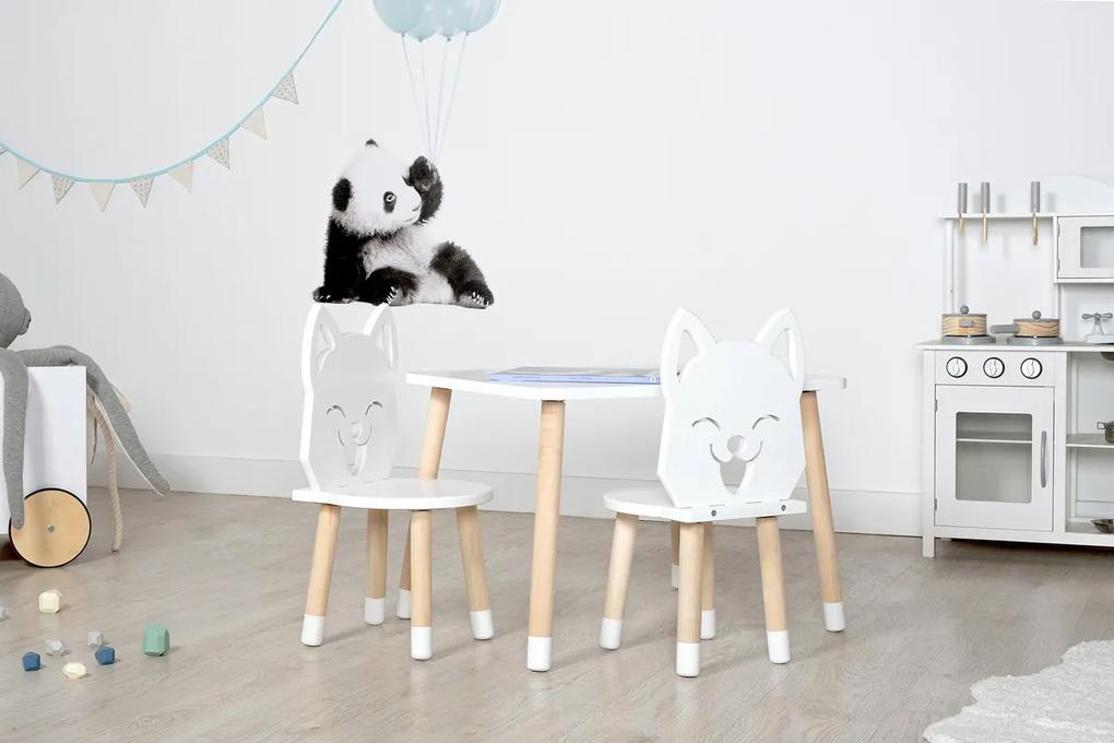 Ourbaby dětský stůl se židlemi Kids table - fox 32186