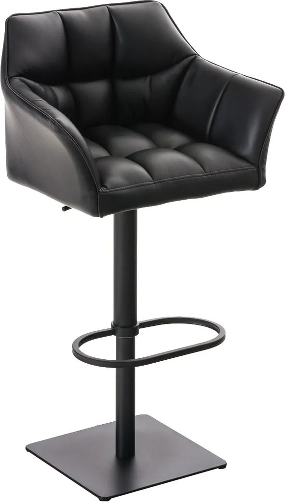 Barová židle Damas B1 ~ koženka, černý rám