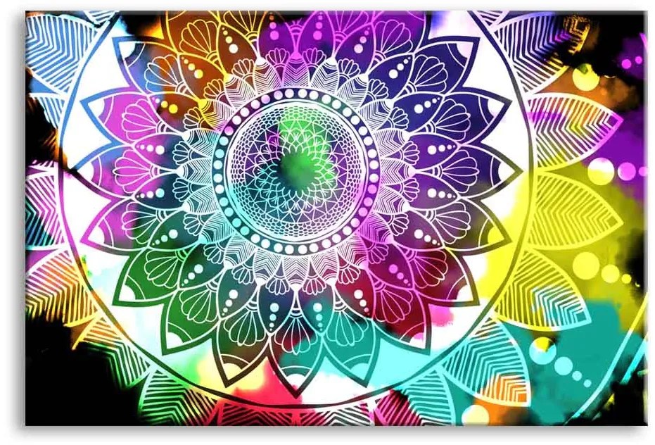 Obraz Mandala indiánská Velikost (šířka x výška): 150x100 cm