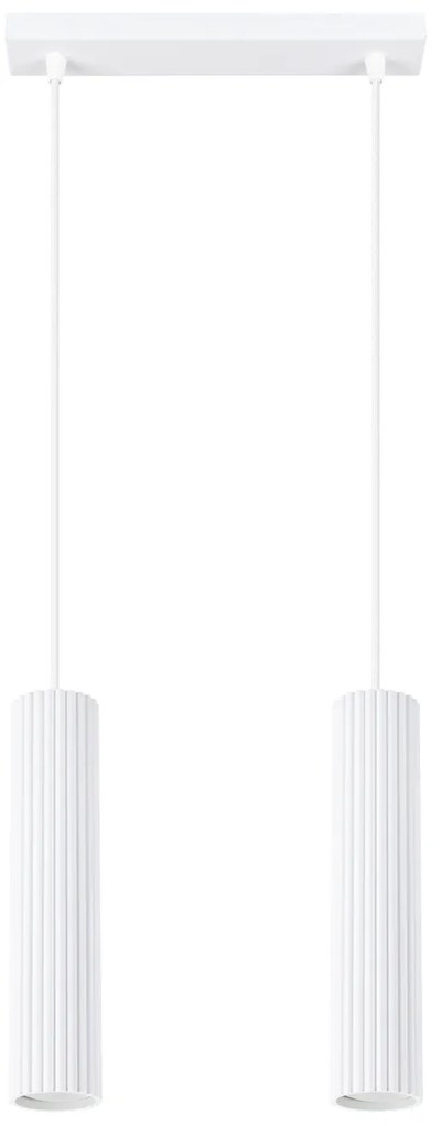 Sollux Lighting Závěsné svítidlo KARBON 2 bílé