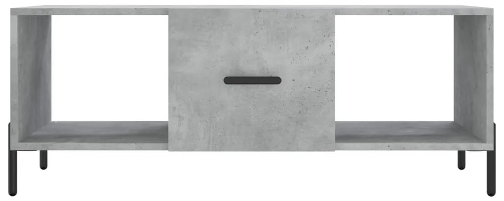 Konferenční stolek betonově šedý 102x50x40 cm kompozitní dřevo - Default Title