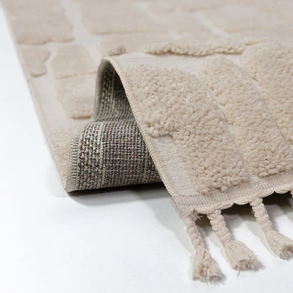 Krémový koberec 160x230 cm Esra Cobbled – Flair Rugs