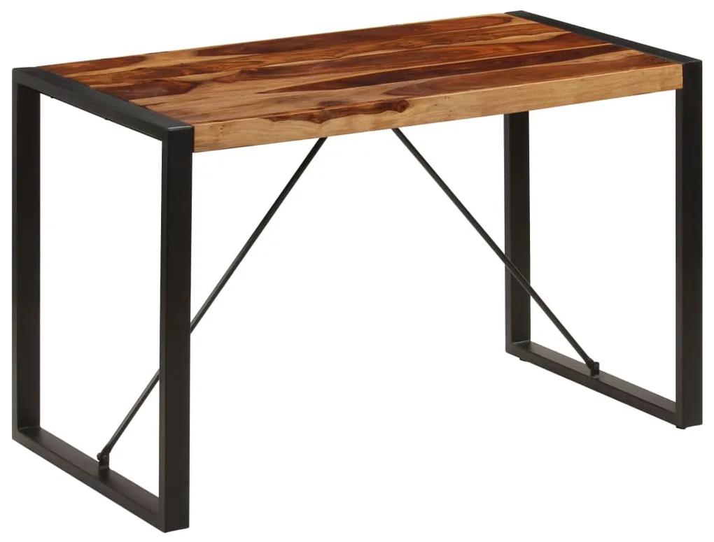 Jídelní stůl 120 x 60 x 76 cm masivní sheeshamové dřevo - Default Title
