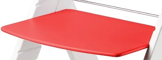 WOOD PARTNER Rostoucí židle Vendy bílá/červená