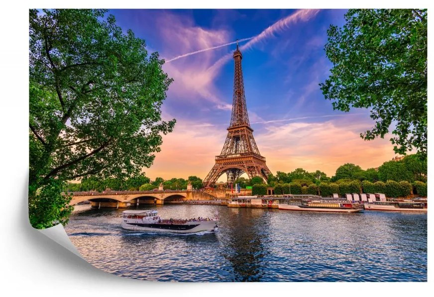 Fototapeta Paříž Eiffelova Věž Vliesová tapeta 152.5x104