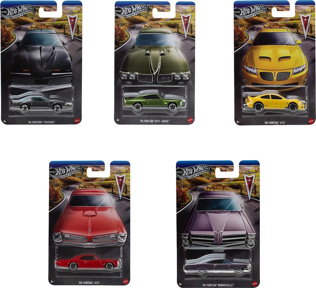 Sinsay - Autíčko Hot Wheels Silver Series Mattel Mystery Box - vícebarevná