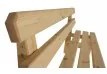 Zahradní dřevěná lavice Eduard - bez povrchové úpravy - 150 cm