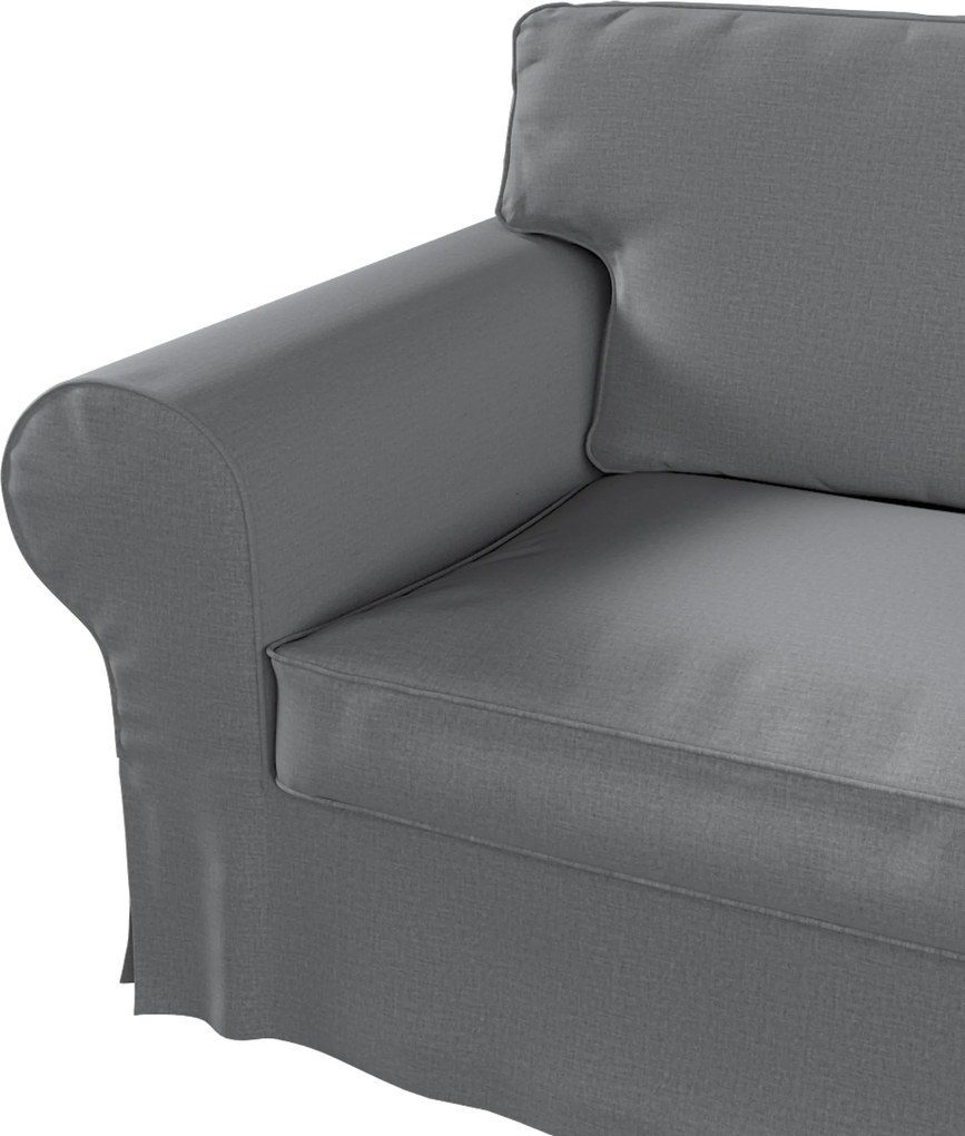 Potah na pohovku IKEA Ektorp 2-místná s lenoškou barva šedá látka sametová