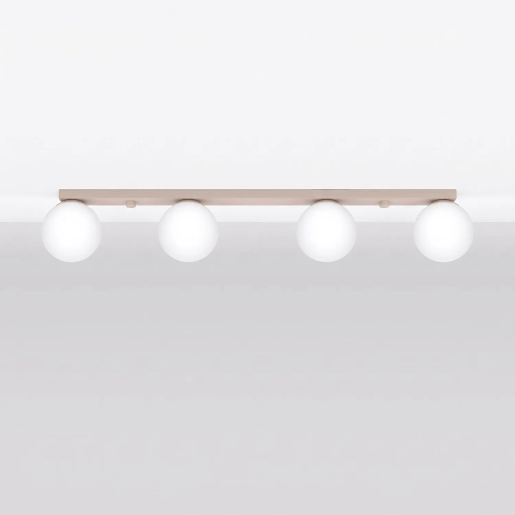 Sollux Lighting Stropní svítidlo YOLI 4 taupe
