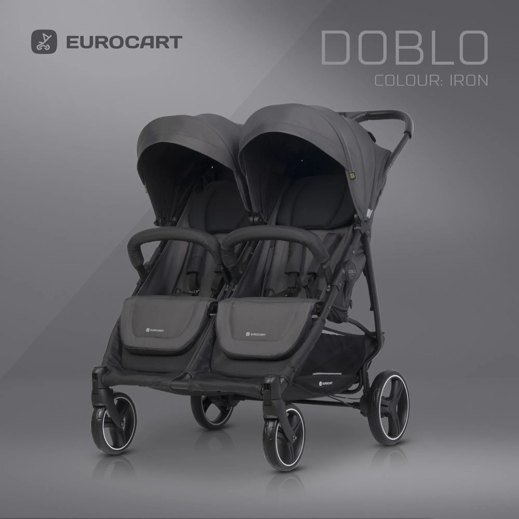 Sourozenecký kočárek Euro-Cart Doblo Iron