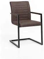 Židle Padar, kov, syntetická kůže, 2.jakkost