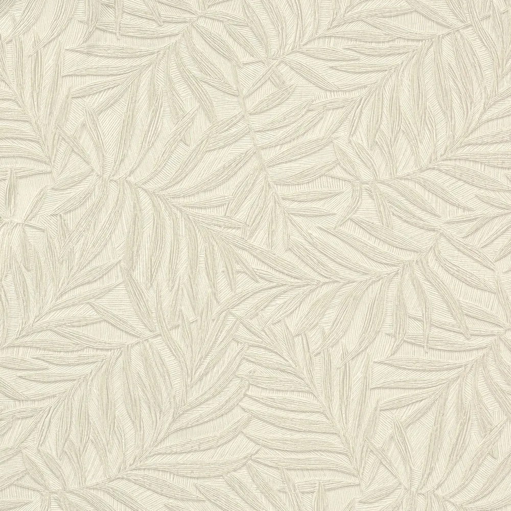 Krémová vliesová tapeta na zeď s vinylovým povrchem 31801, Textilia, Limonta