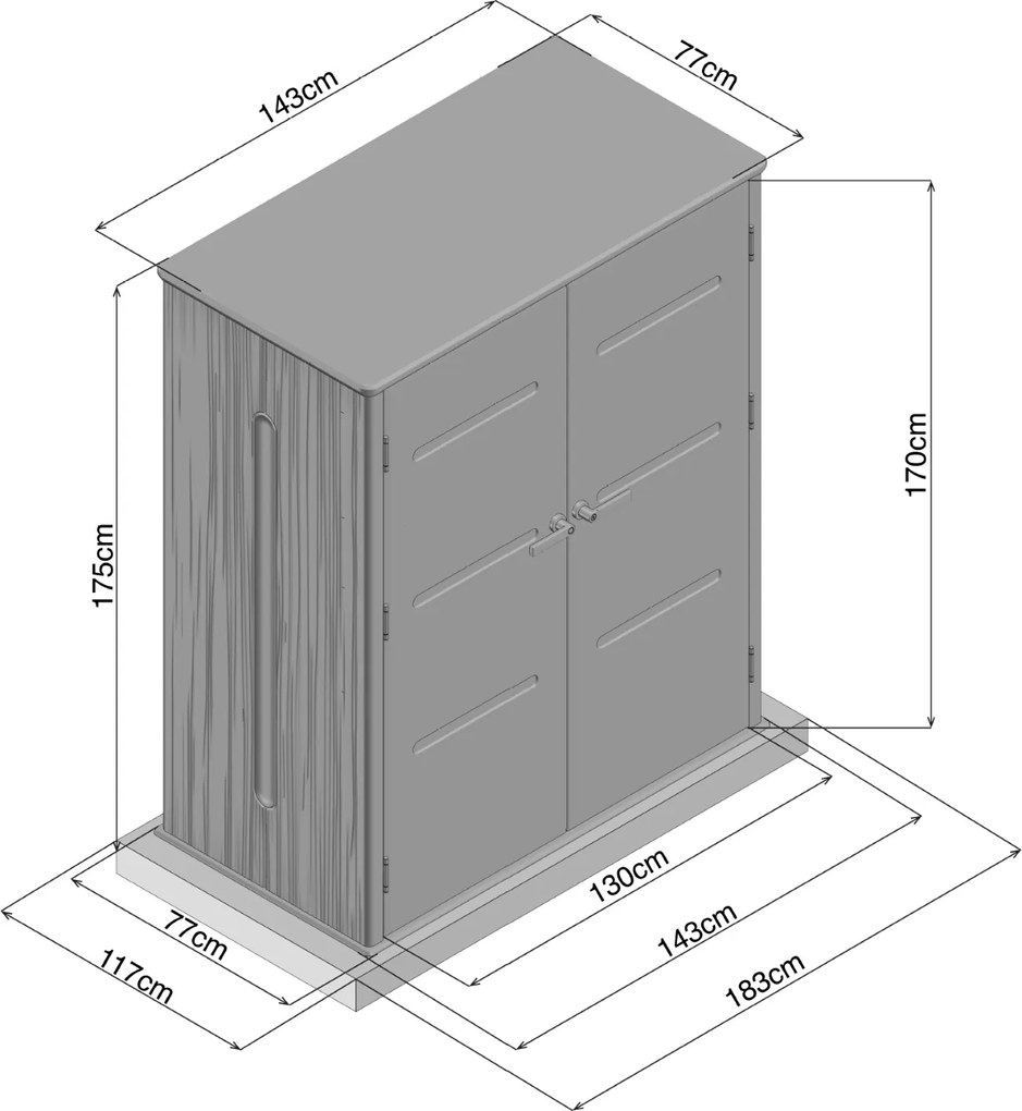 LANIT PLAST, s.r.o. plastový box LANITPLAST KANSAS LG4688