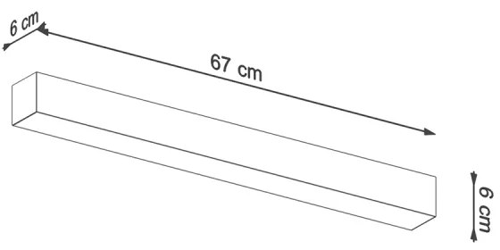 PINNE 67 Stropní světlo, šedá TH.043 - Sollux