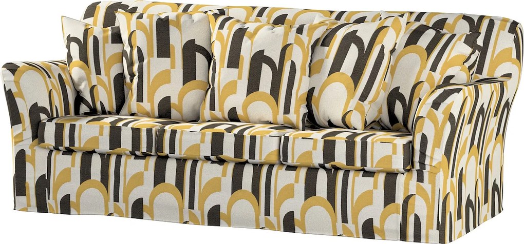 Potah na pohovku IKEA Tomelilla 3-místná nerozkládací barva vícebarevná látka pletený vzor, vzorované