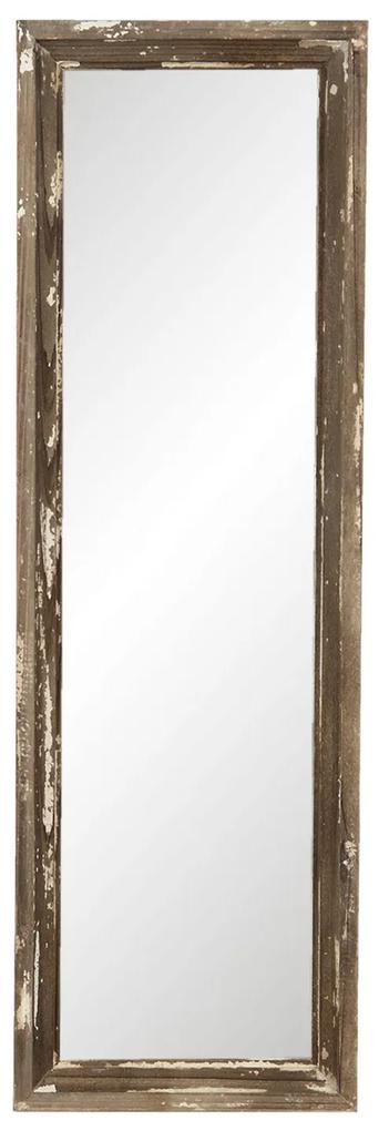 Nástěnné zrcadlo ve vintage stylu s patinou Eumaurri - 22*3*70 cm