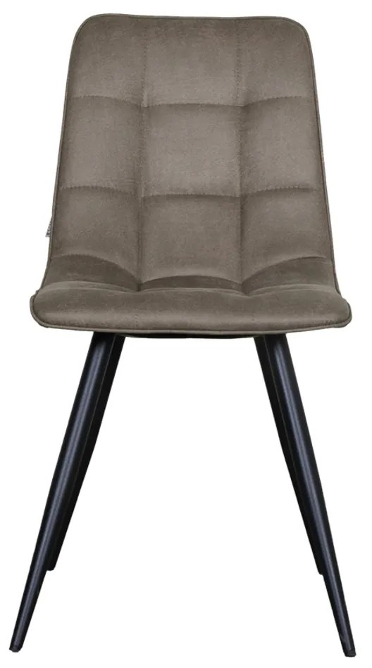 LABEL51 Jídelní židle BISTRO mikro semiš taupe