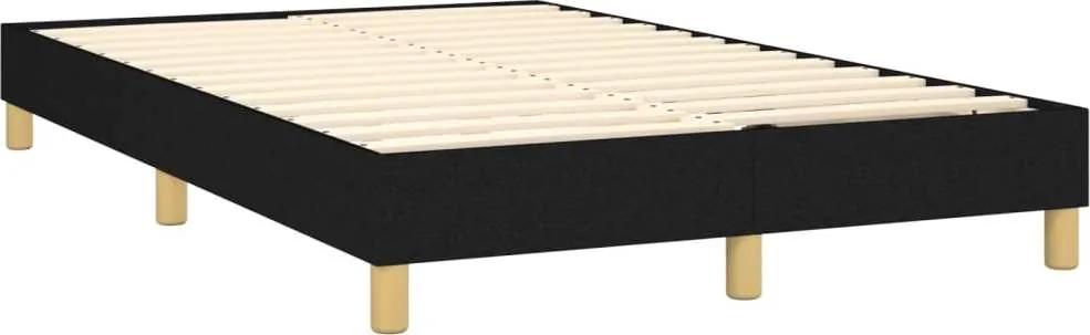 vidaXL Box spring postel s matrací 120x200 cm textil [3140443] Barva: krémová