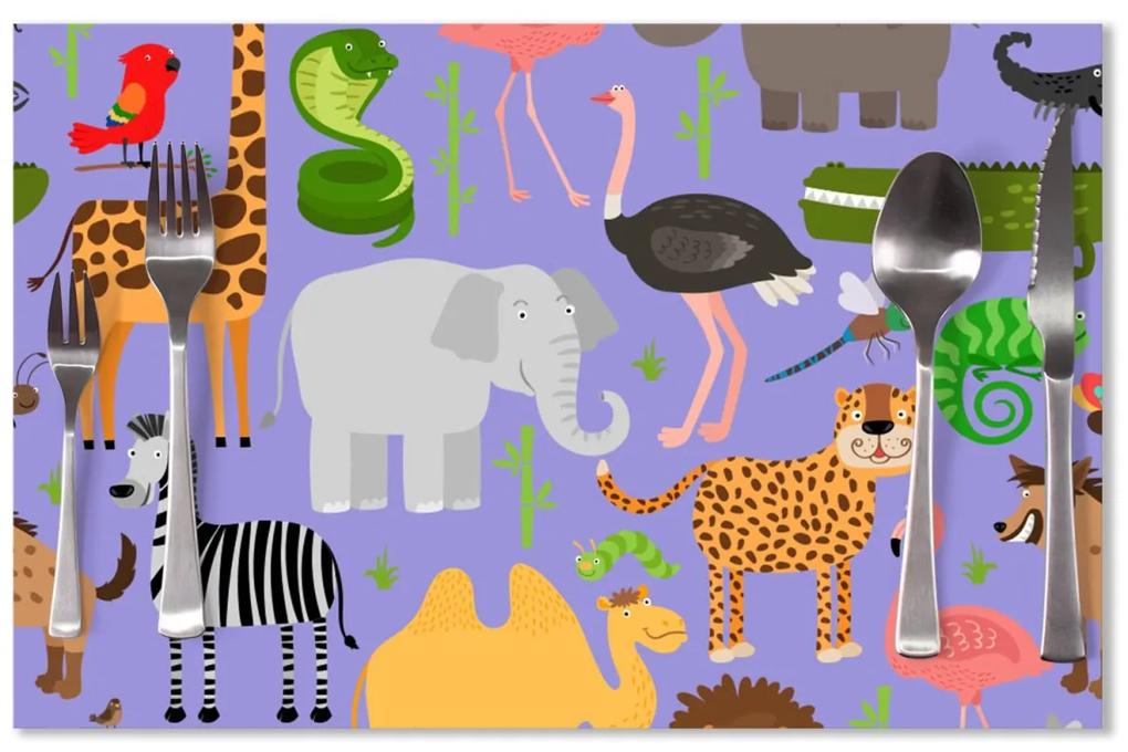 Sablio Prostírání Animované safari: 40x30cm