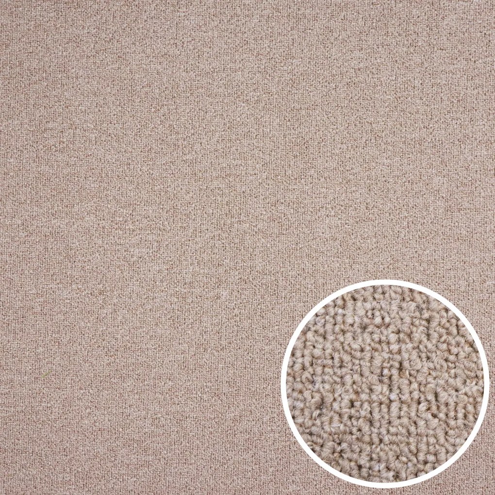 Condor Carpets, Metrážový koberec Rambo-Bet 71, na míru, šíře 4m,5m, béžová, filc, kuchyně