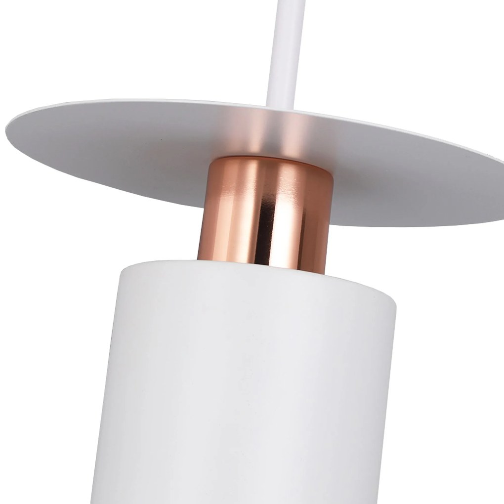 Toolight Závěsné svítidlo s APP1146-1CP White Rose Gold