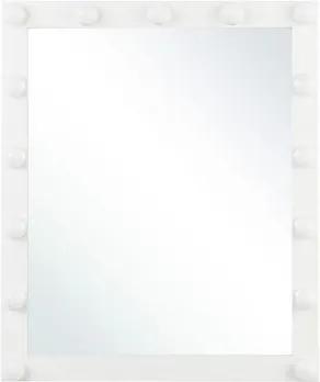 Nástěnné zrcadlo LED 50 x 60 cm bílé ODENAS
