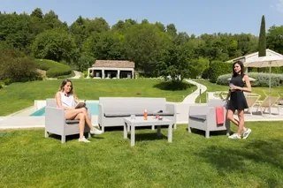 TOOMAX MATILDE 5 SEATER zahradní plastový set - šedá