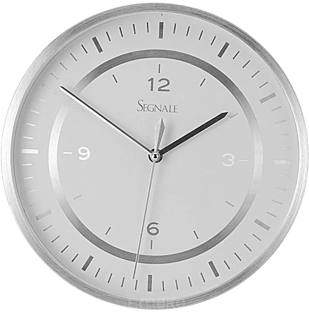 Nástěnné hodiny SEGNALE - kulaté, hliník Ø 35 cm