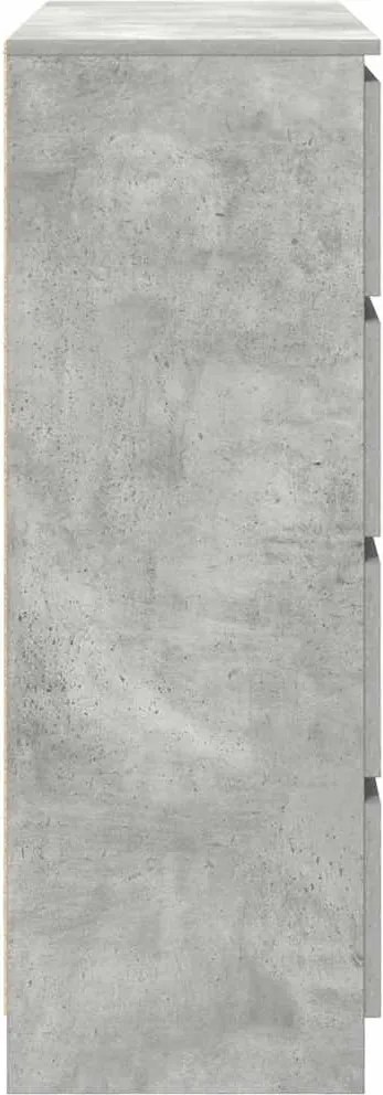 Příborník betonově šedý 100x35x99 cm kompozitní dřevo 3328492
