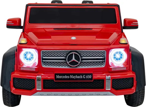 Elektrické autíčko Mercedes Benz MAYBACH G650 STRONG červené