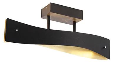 Moderní stropní svítidlo černé včetně LED - Sjaak S