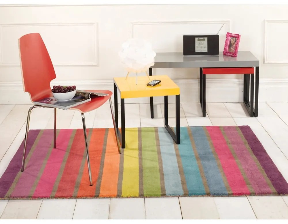 Vlněný koberec Flair Rugs Illusion Candy, 80 x 150 cm