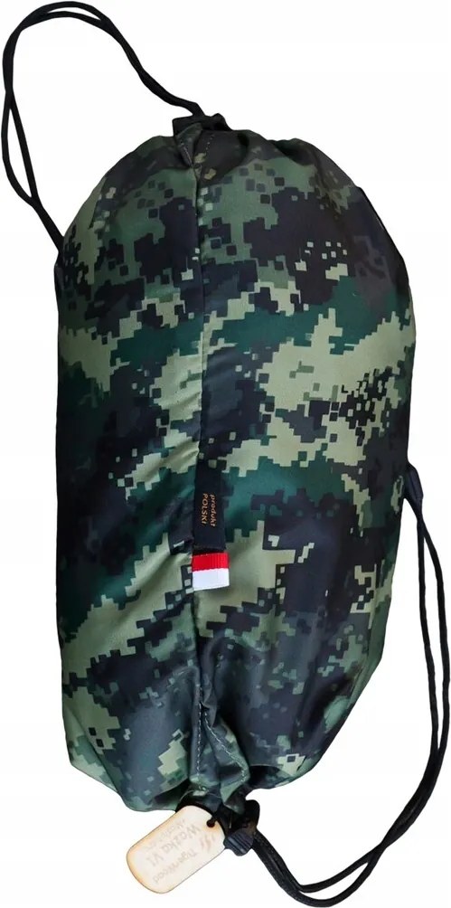Turistická táborová houpací síť TigerWood Vážka V1 Pocket s moskytiérou Camo