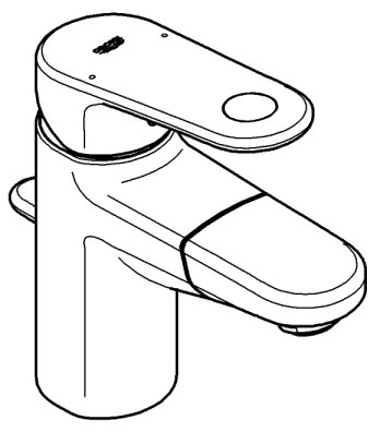 GROHE 33155002 - Umyvadlová baterie EUROPLUS DN 15 lesklý chrom