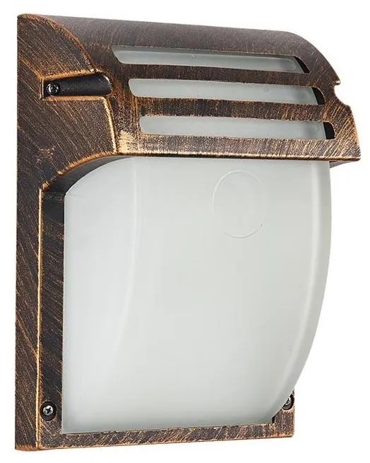 Prezent 39039 - Venkovní nástěnné svítidlo AMALFI MINI 1xE27/60W/230V patina